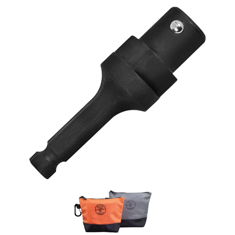 Klein Tools NRHD Socket Adapter with Free Stand up Zipper Bags - GME Supply